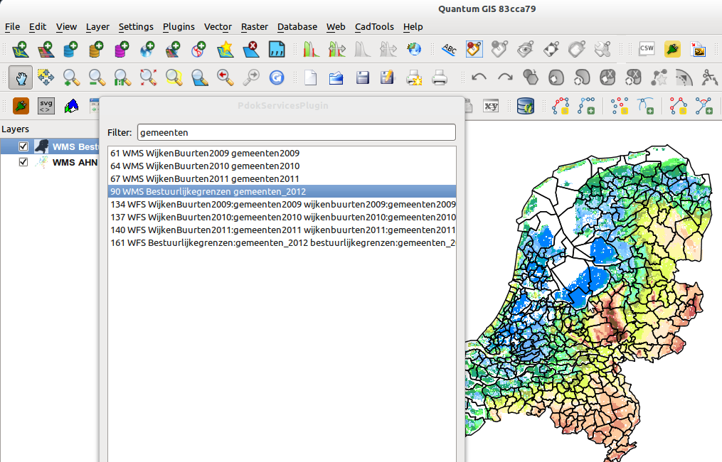Eenvoudige PDOK services plugin voor QGIS – Blog Nederlandse QGIS ...