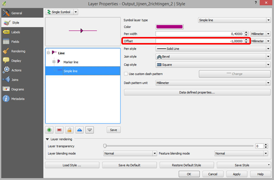 Stromen weergeven met FlowMapper – Blog Nederlandse QGIS gebruikerscommunity
